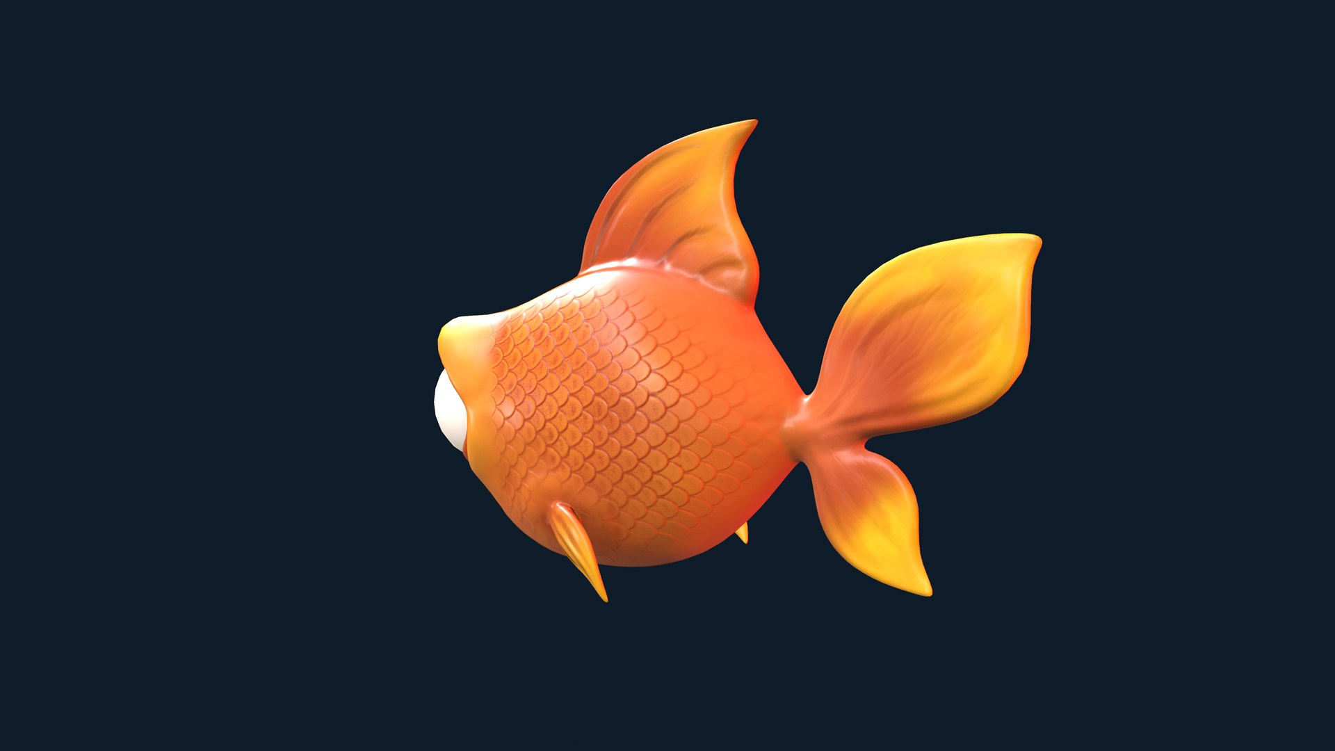 Cartoon Fish 3D Model - TurboSquid 1974397