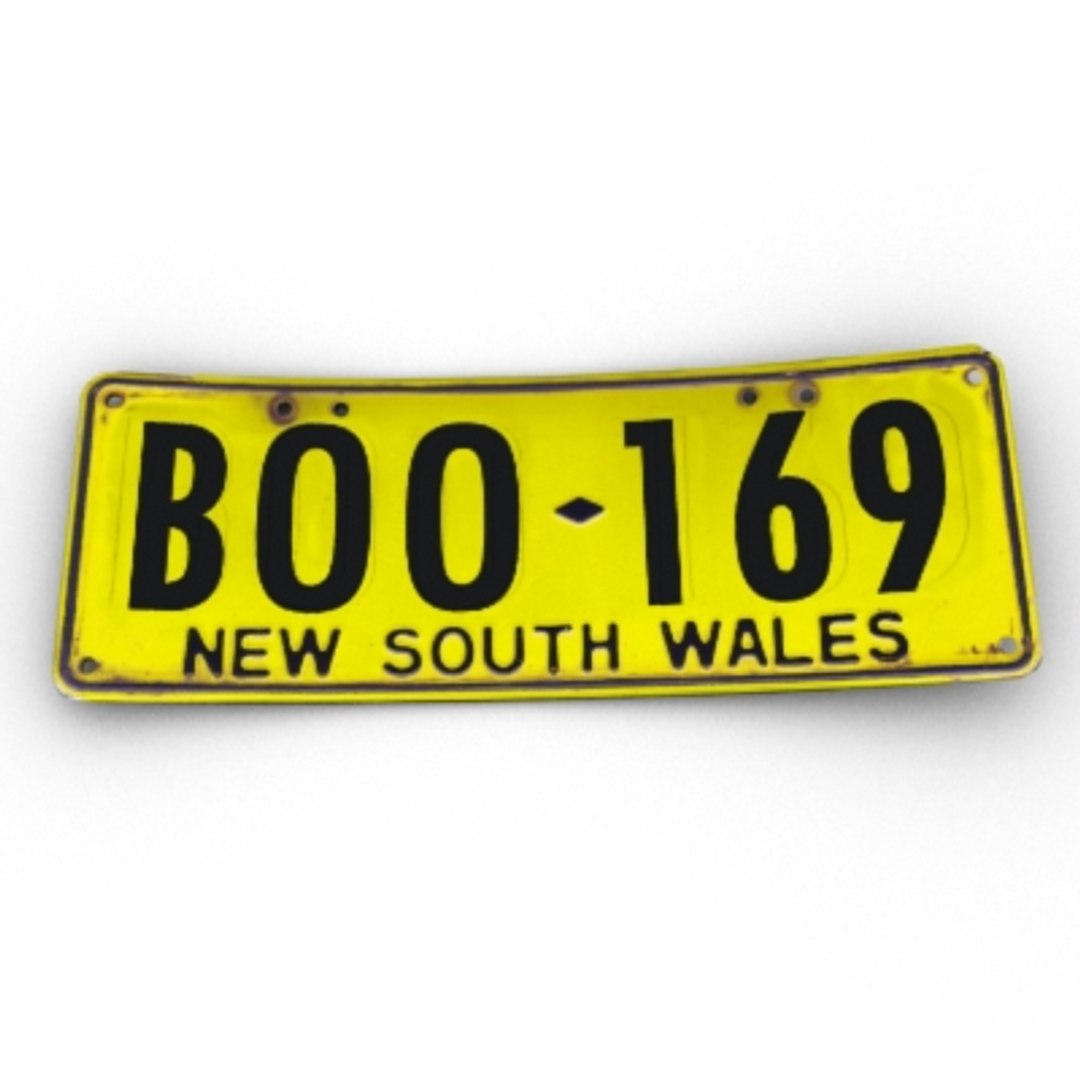 3ds Max Nsw Numberplate Plate