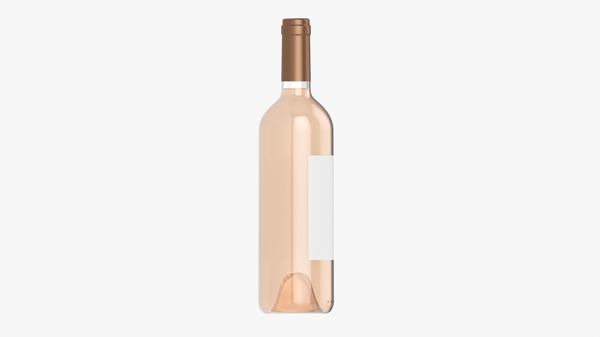 3D Model Wine Bottle Mockup 03 - TurboSquid 1742098