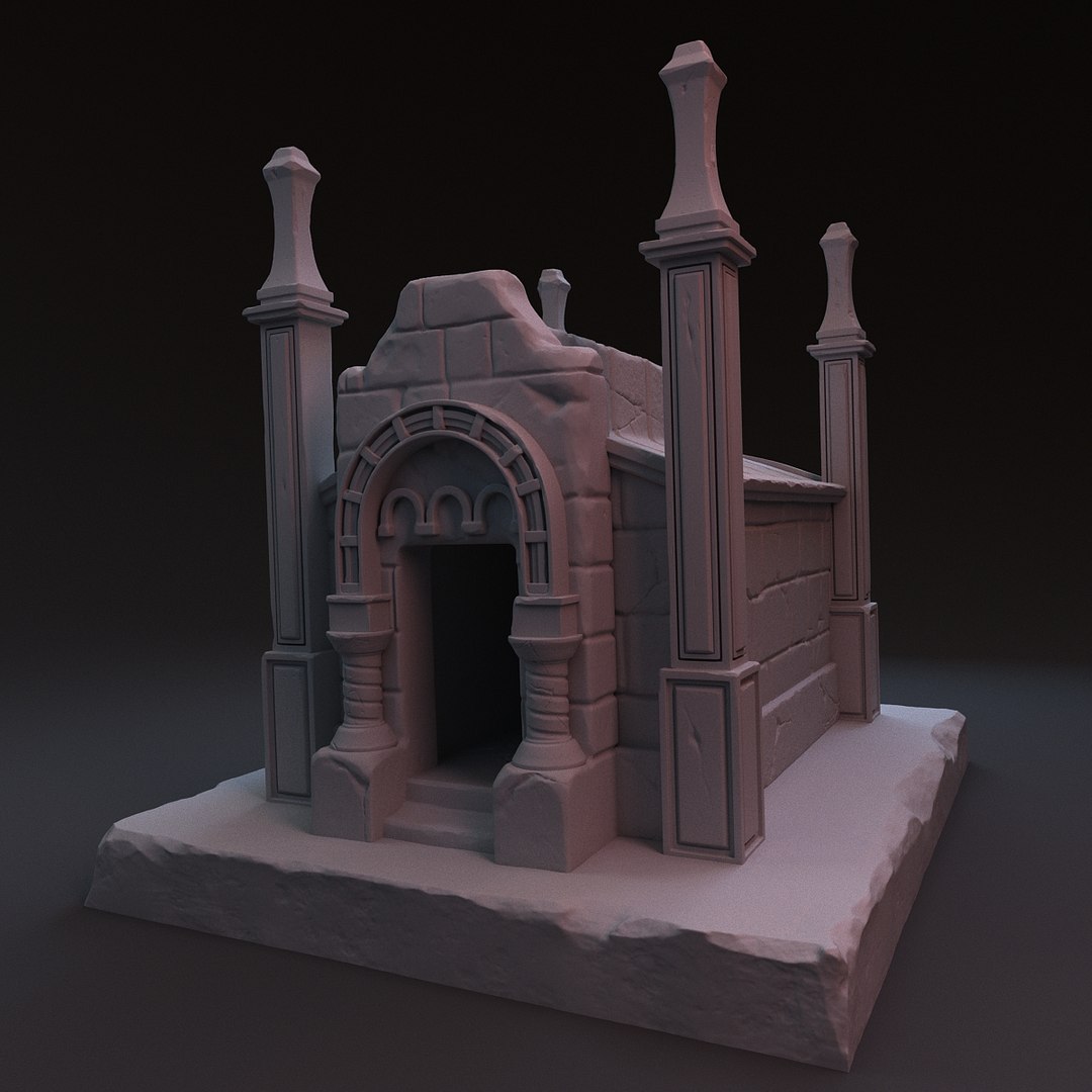 3D Crypt Zbrush - TurboSquid 1354141