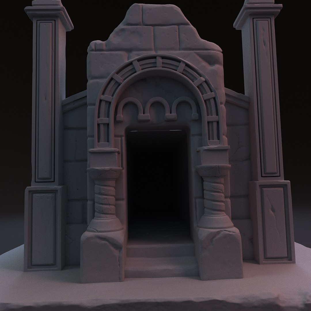 3D Crypt Zbrush - TurboSquid 1354141