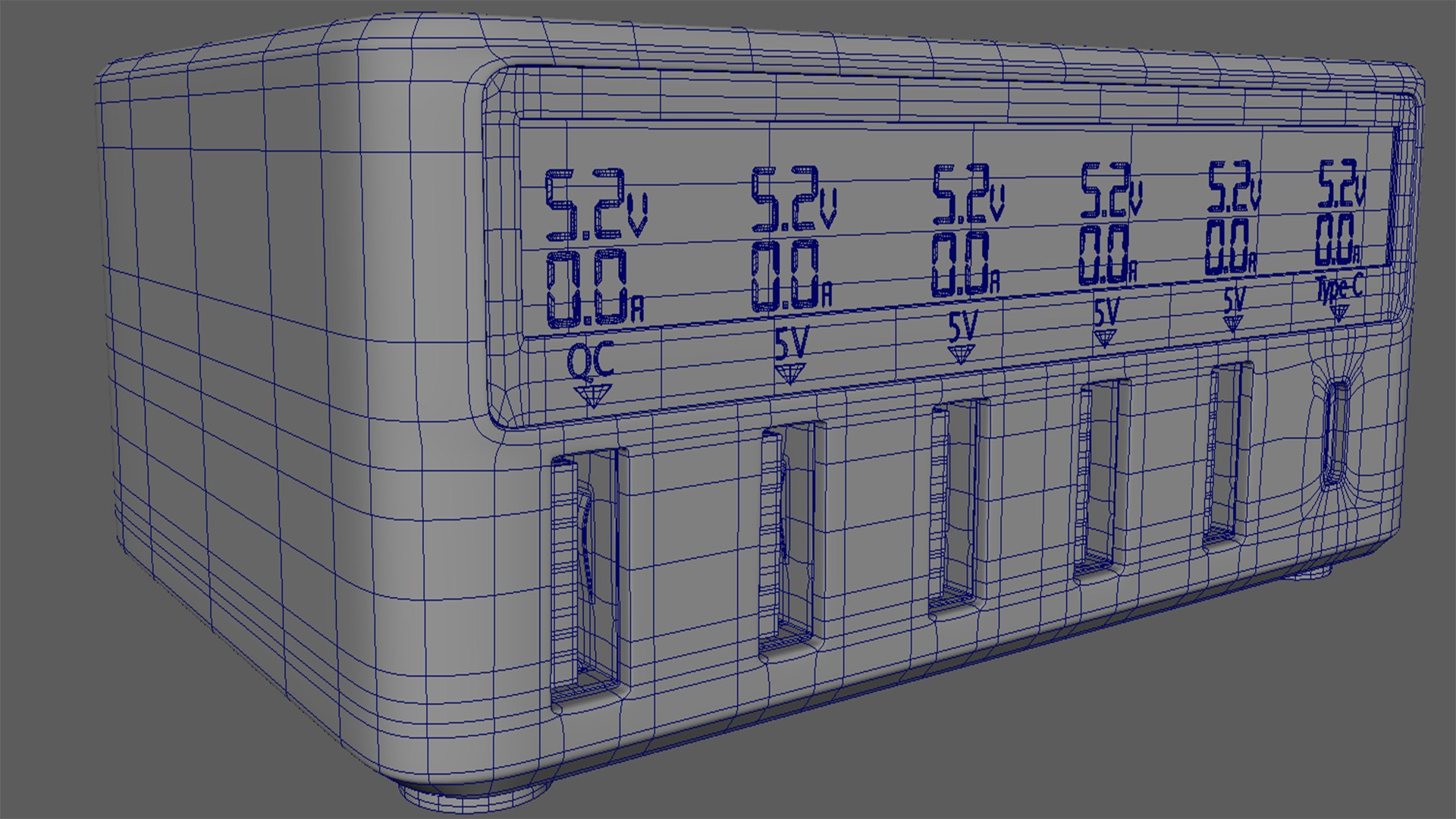3D Model USB-Multi Charger - TurboSquid 2259584