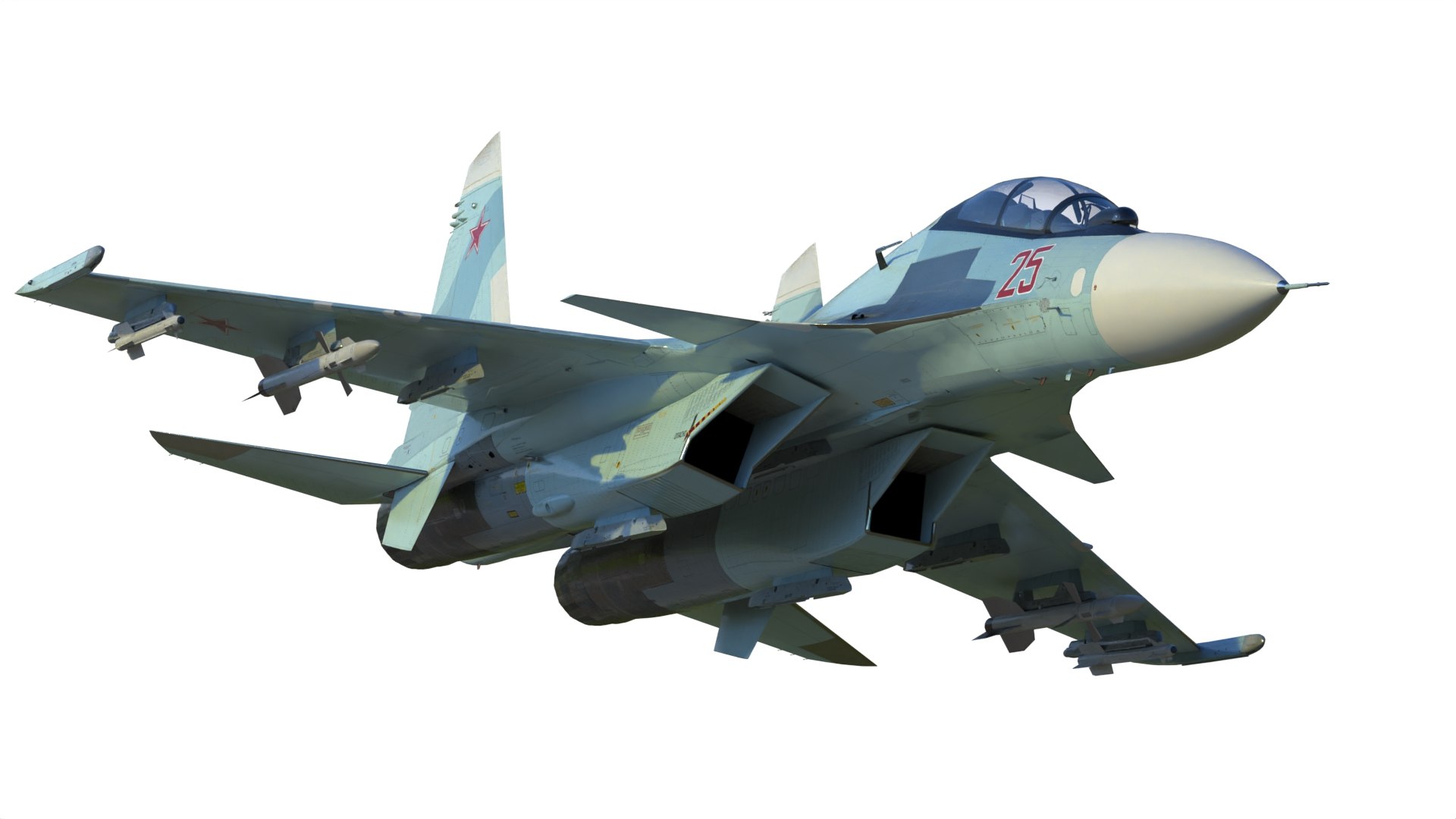 3D Su-30 SM Fighter - TurboSquid 2291290