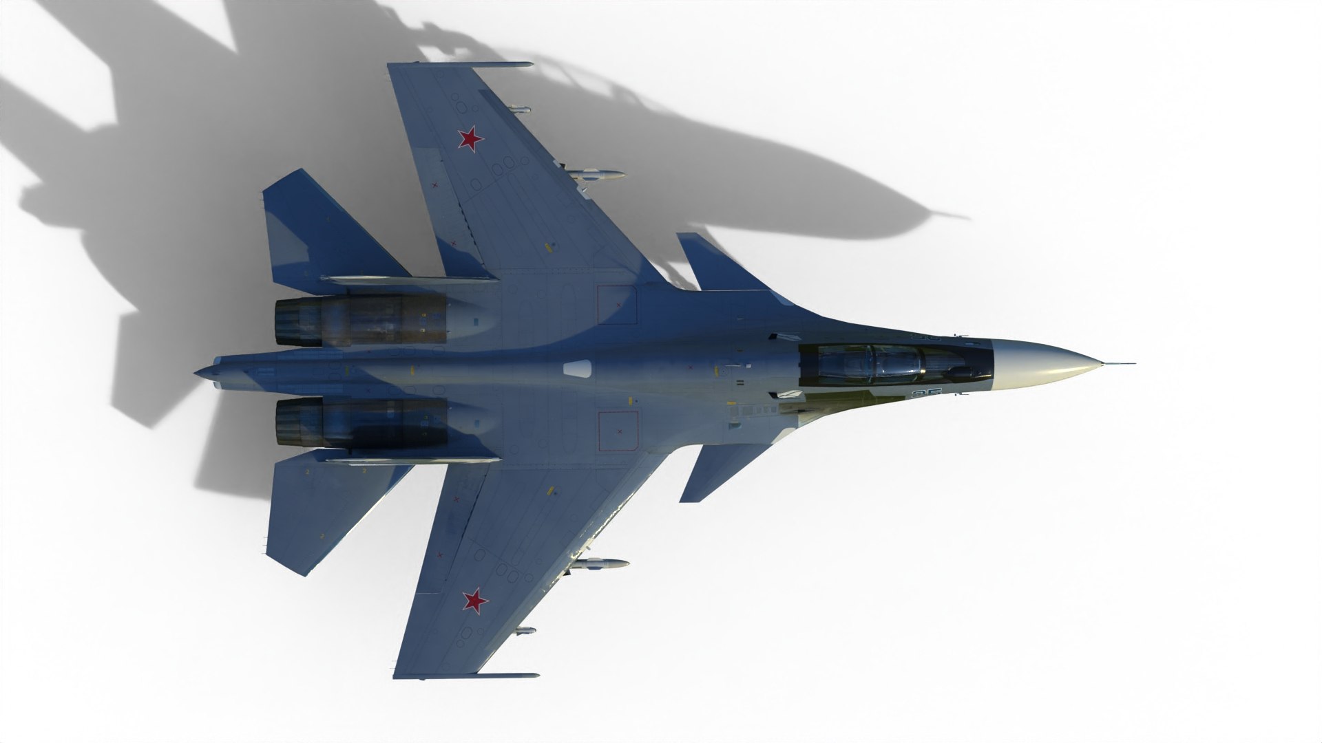 3D Su-30 SM Fighter - TurboSquid 2291290