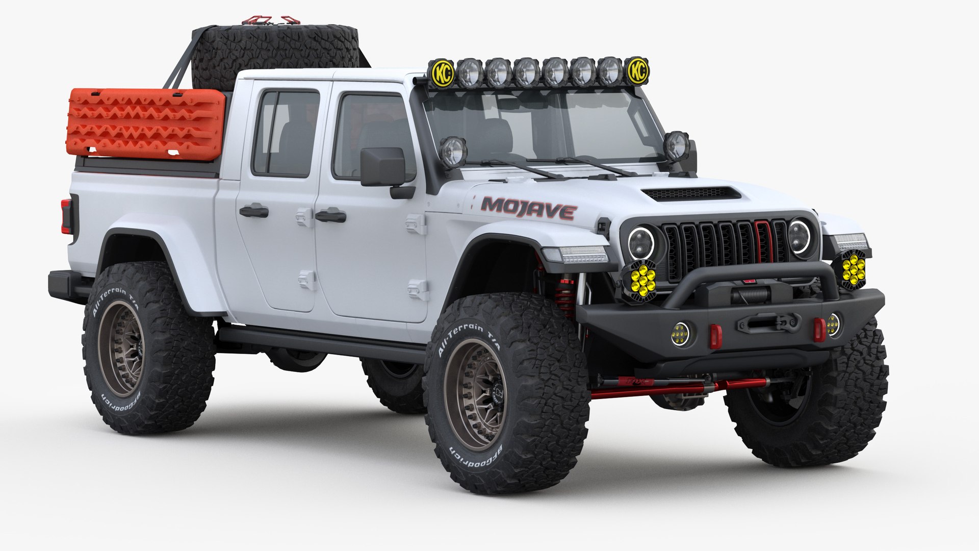 3D Jeep Mojave Custom White 2025 - TurboSquid 2395972
