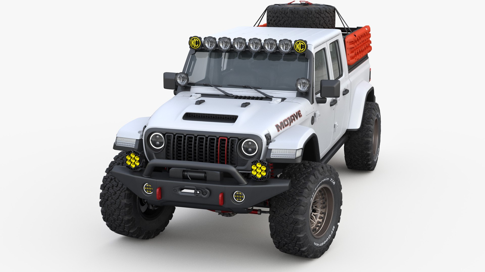 3D Jeep Mojave Custom White 2025 - TurboSquid 2395972