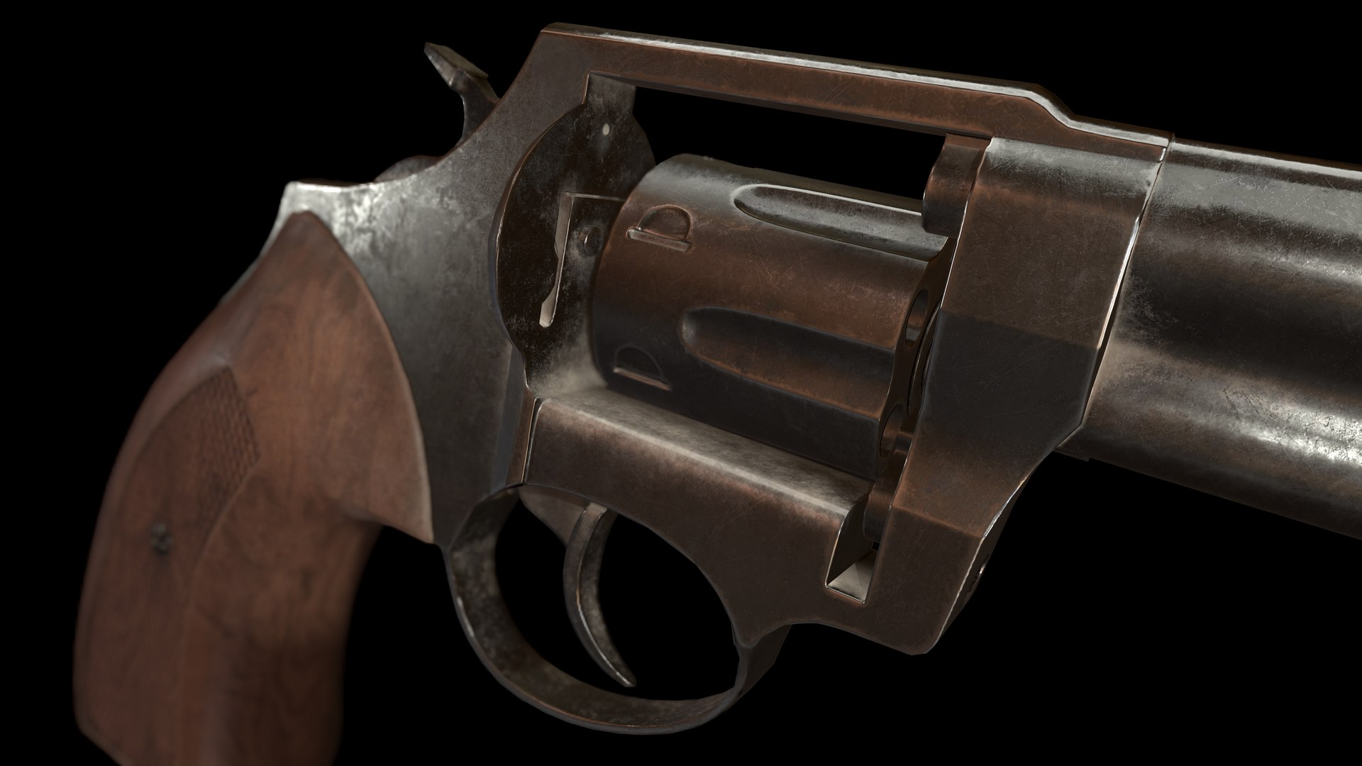 3D Revolver T-96 Model - TurboSquid 2188462