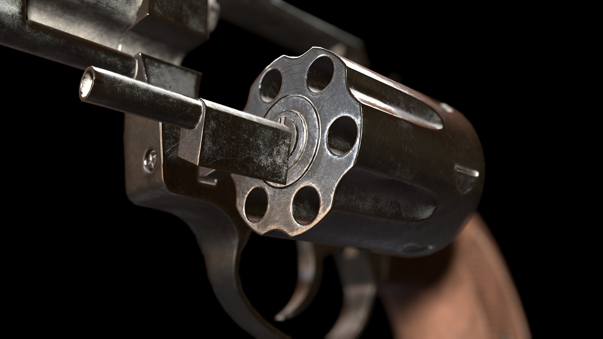 3D Revolver T-96 Model - TurboSquid 2188462