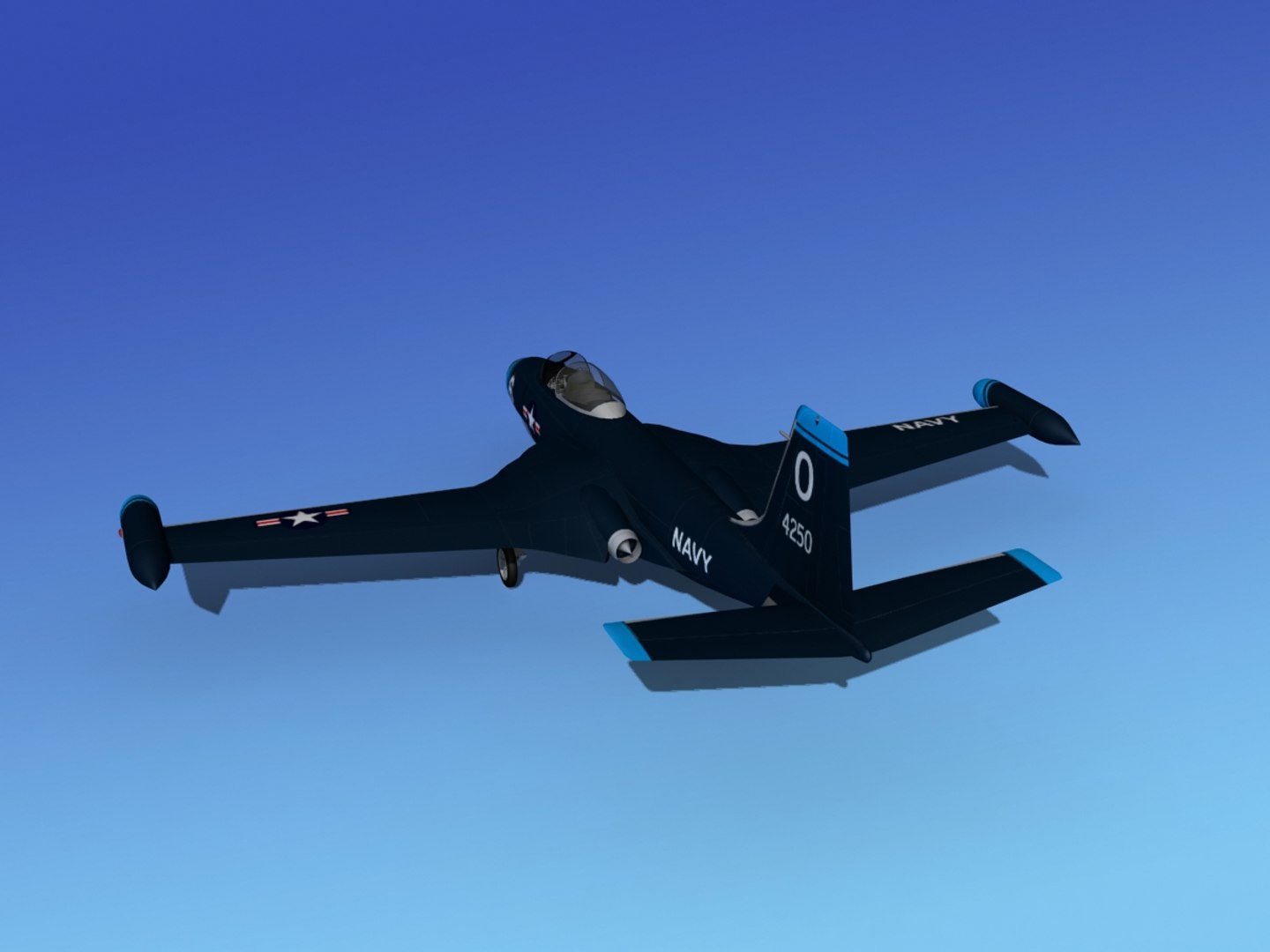 3d Cockpit F2h Banshee Jet Fighter