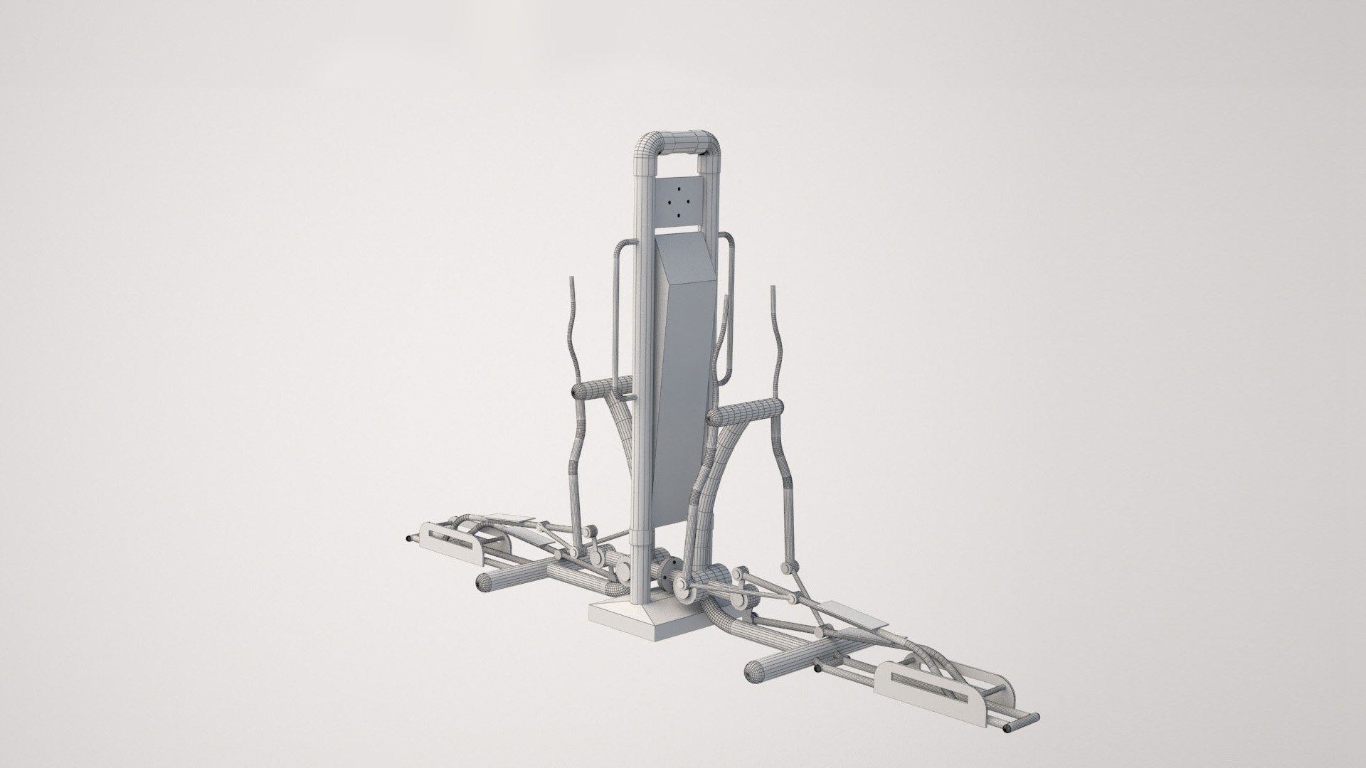 3D Street exercise equipment set-03 - TurboSquid 2146949