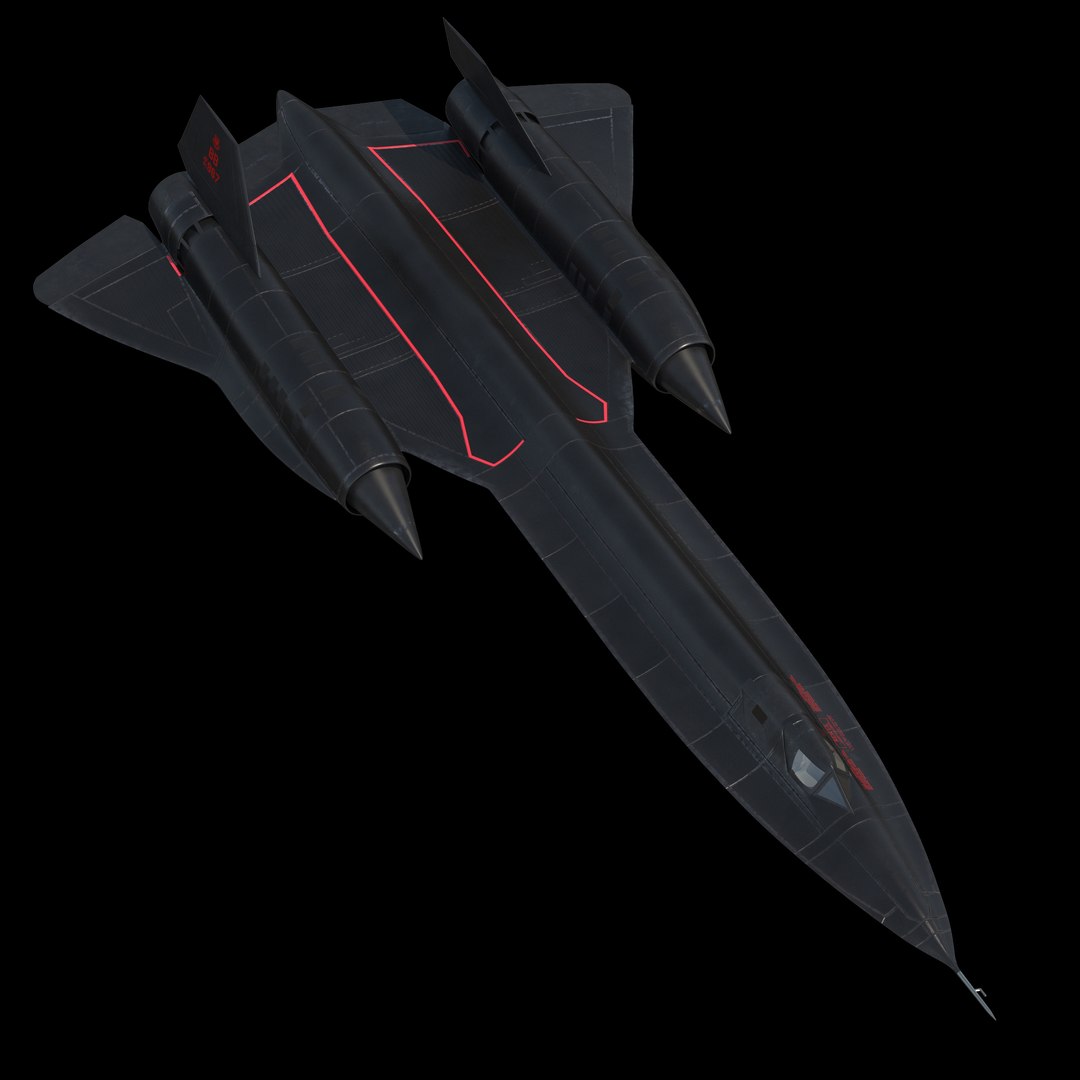 3d Sr-71 Blackbird