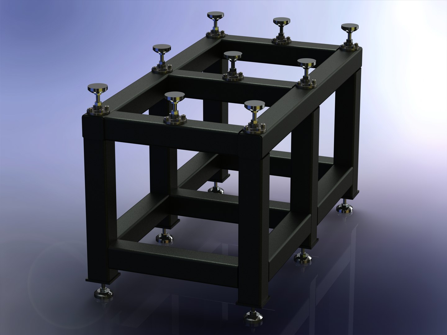 3D Heavy Duty Steel Stand for Precision Surface Plate - TurboSquid 2176840