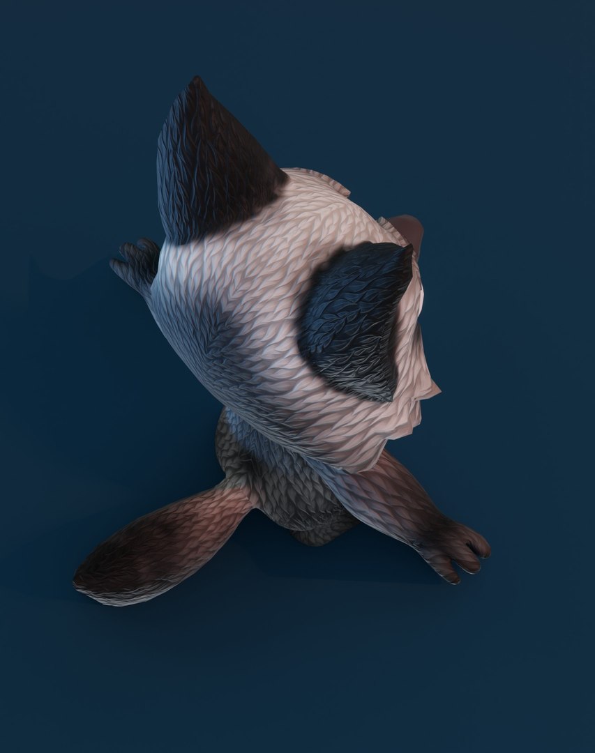 Cartoon Silver Fox 3D Model 3D Model - TurboSquid 1845819