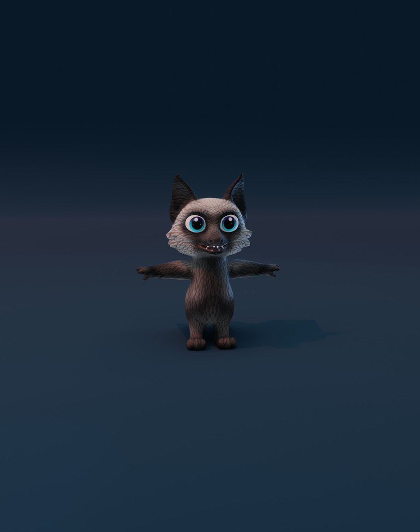 Cartoon Silver Fox 3D Model 3D Model - TurboSquid 1845819