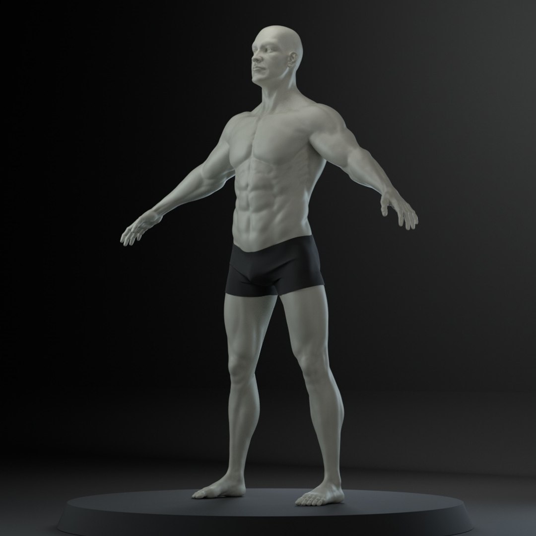 Male Body 3D Model - TurboSquid 1428179