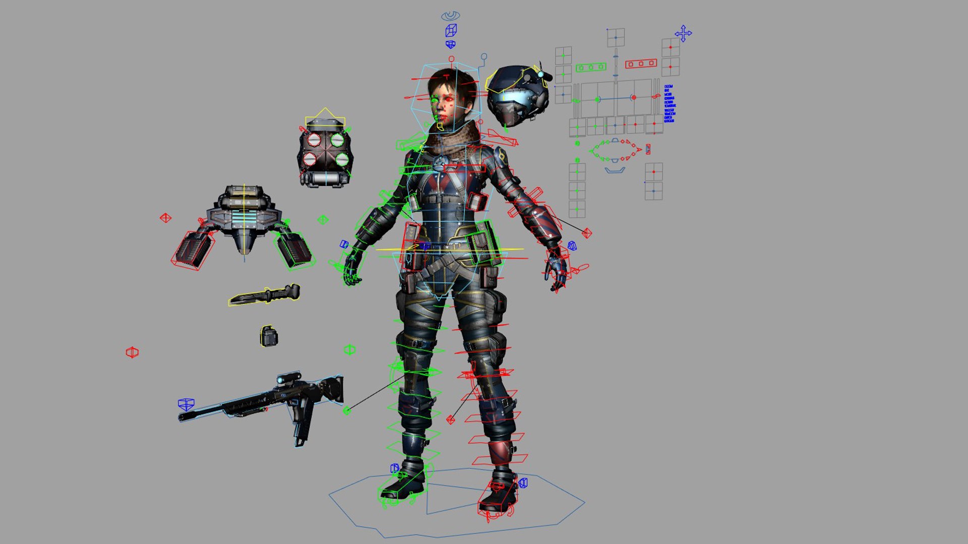 Scout Pilot Anim Rig 3D - TurboSquid 1771879