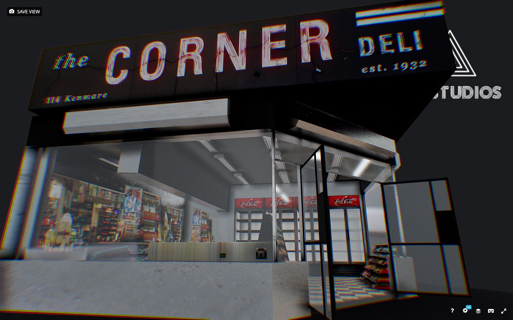 3D Model Corner Store - TurboSquid 1886814