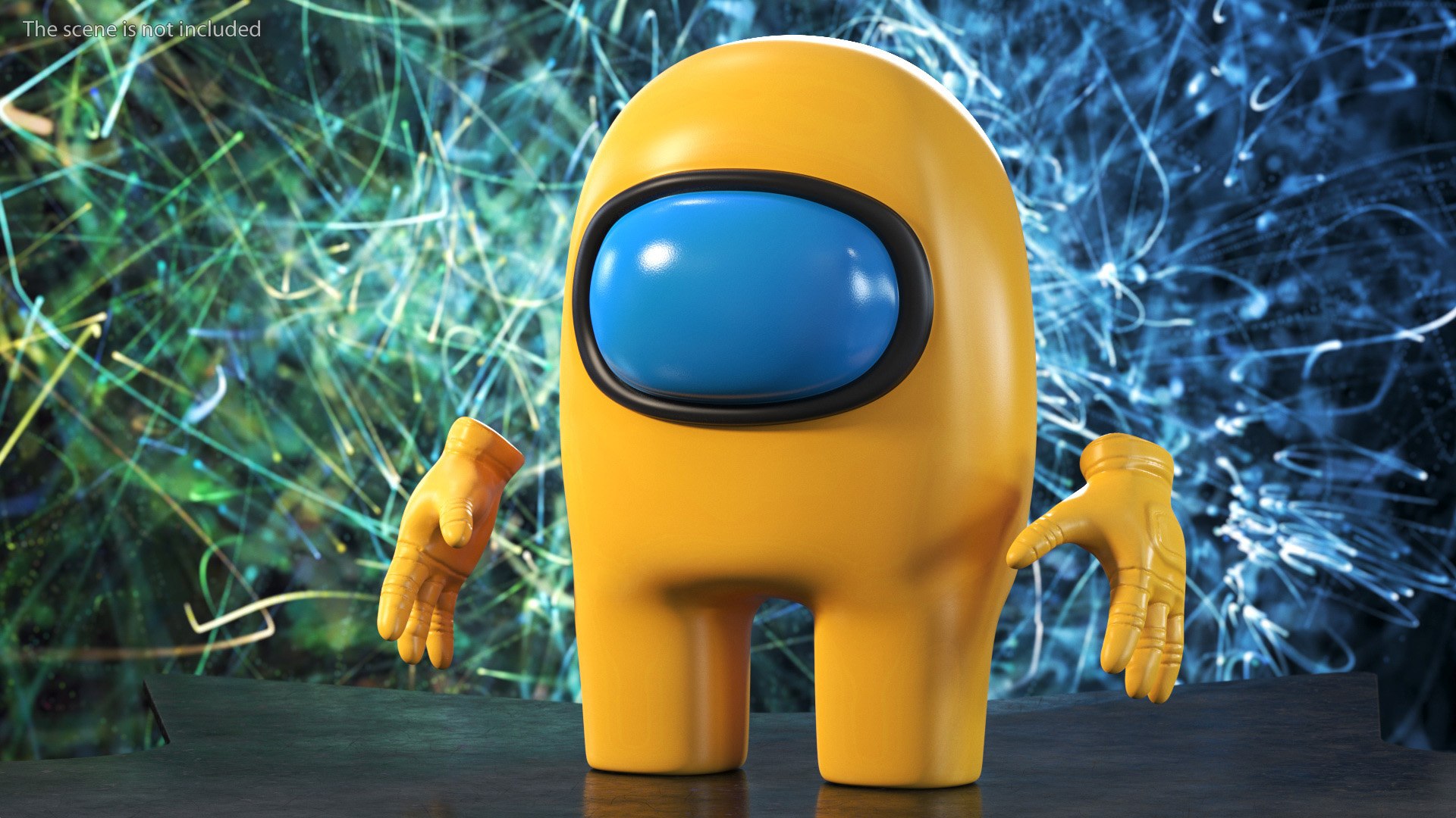 3D Model Among Us Yellow Character Rigged For Maya - TurboSquid 2007347
