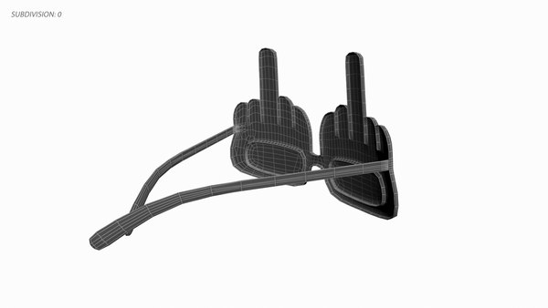 3D Glasses F--K model - TurboSquid 1874294