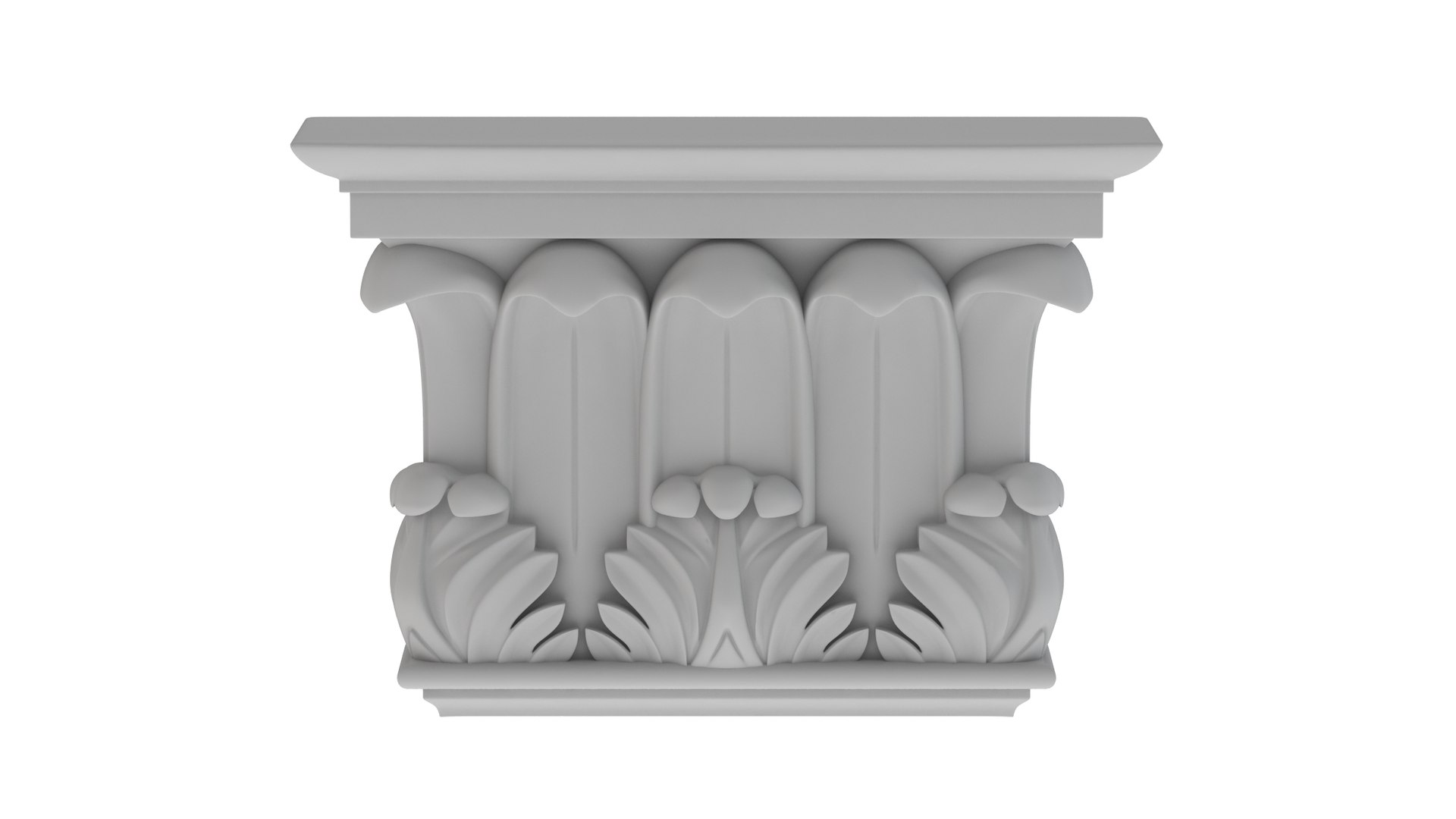 3D Model Pilaster Capital 002 - TurboSquid 1995561