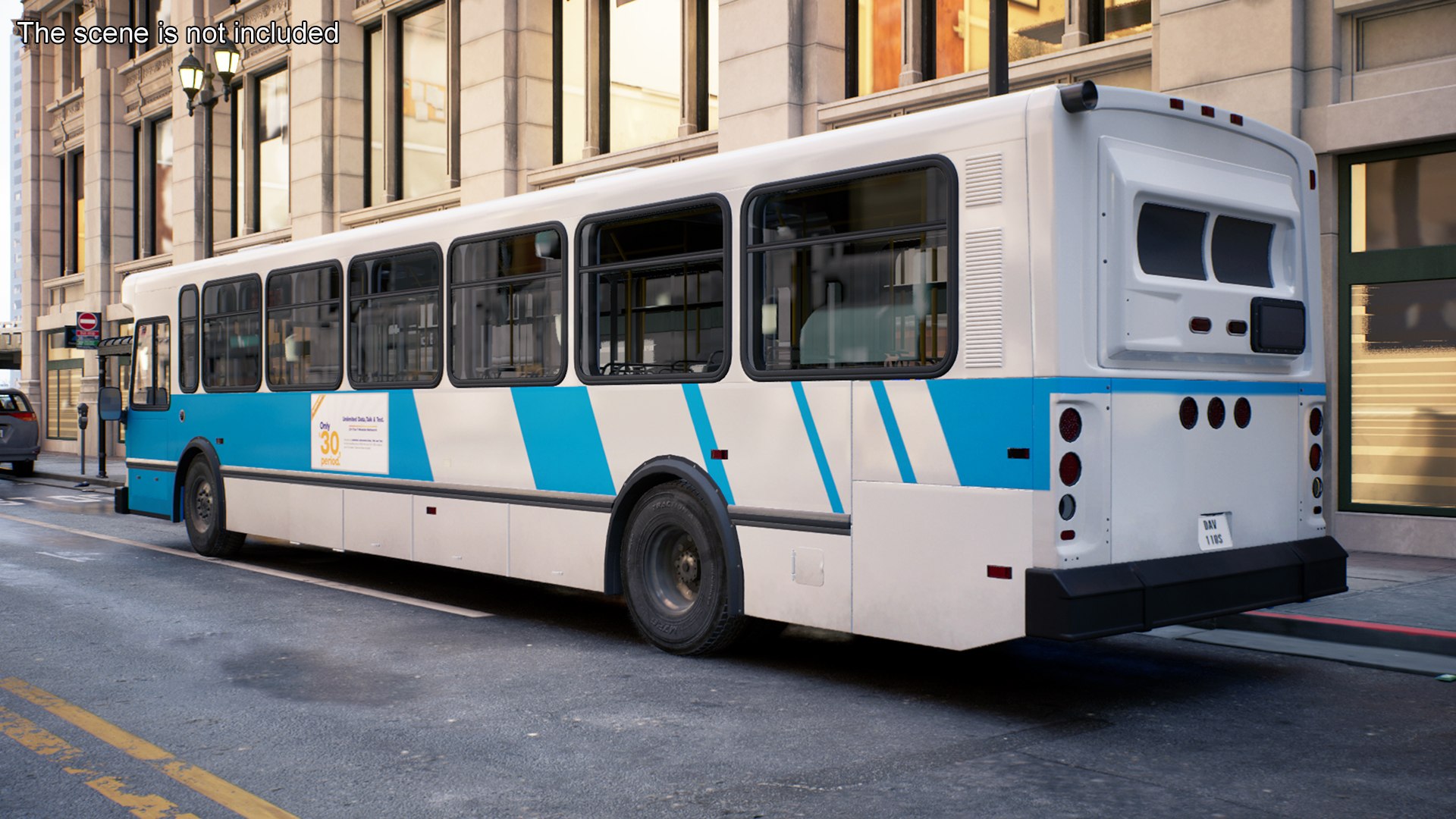 orion v transit bus 3d model