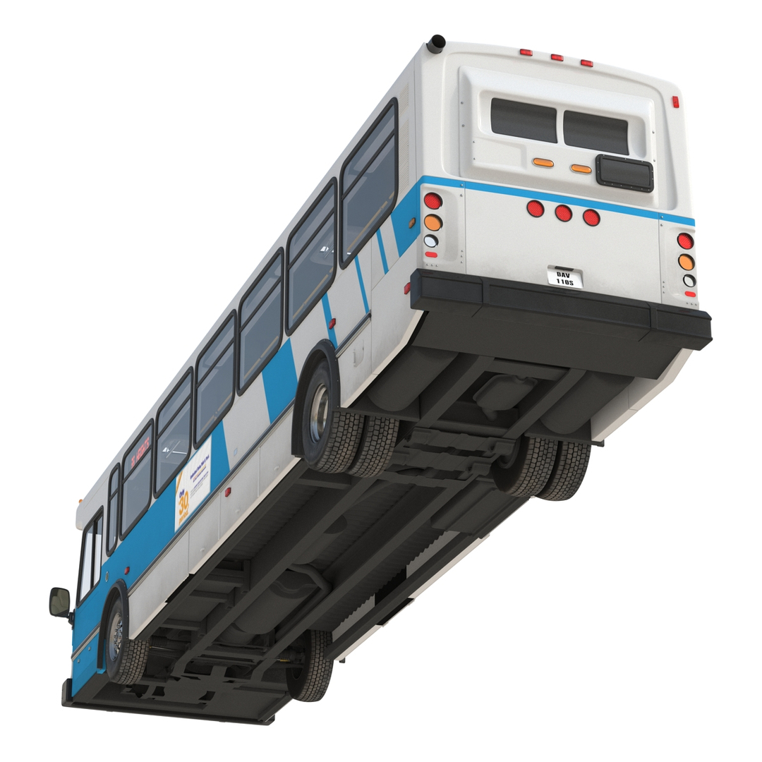 orion v transit bus 3d model