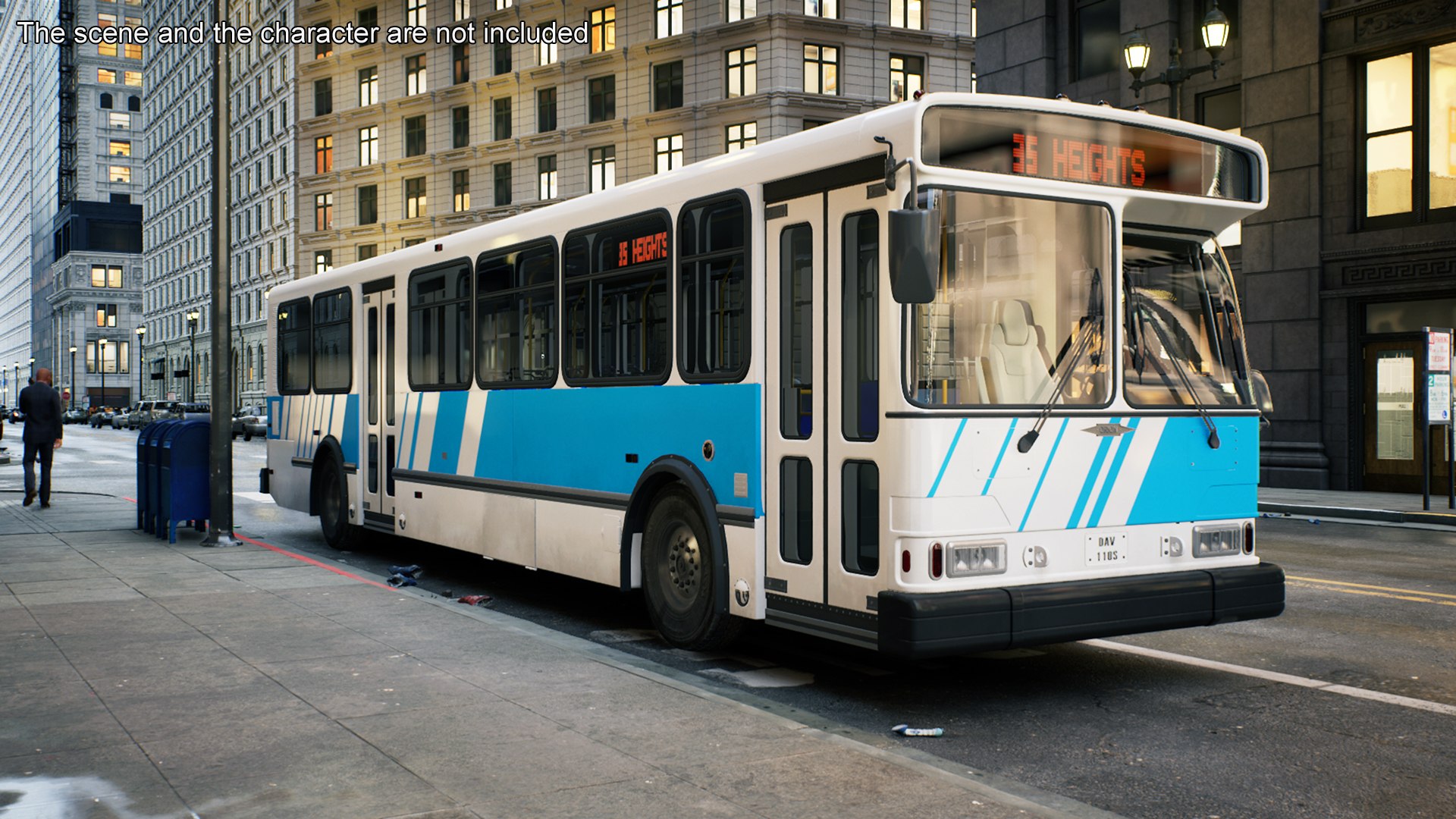 orion v transit bus 3d model