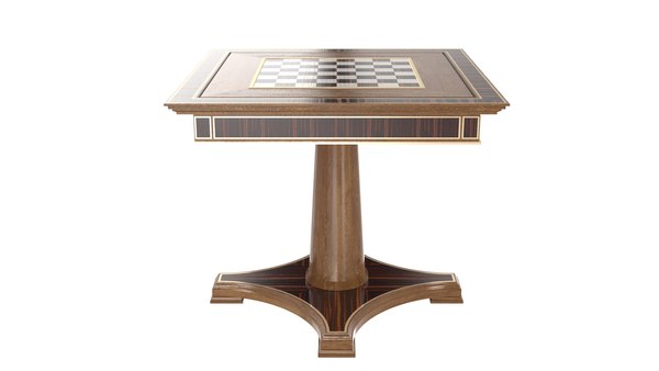 Linley Classic Games Table Chess model - TurboSquid 1936277