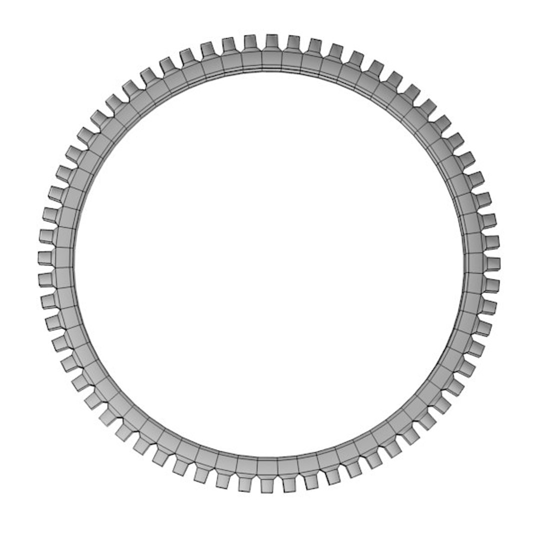 clock gear wheel 3ds