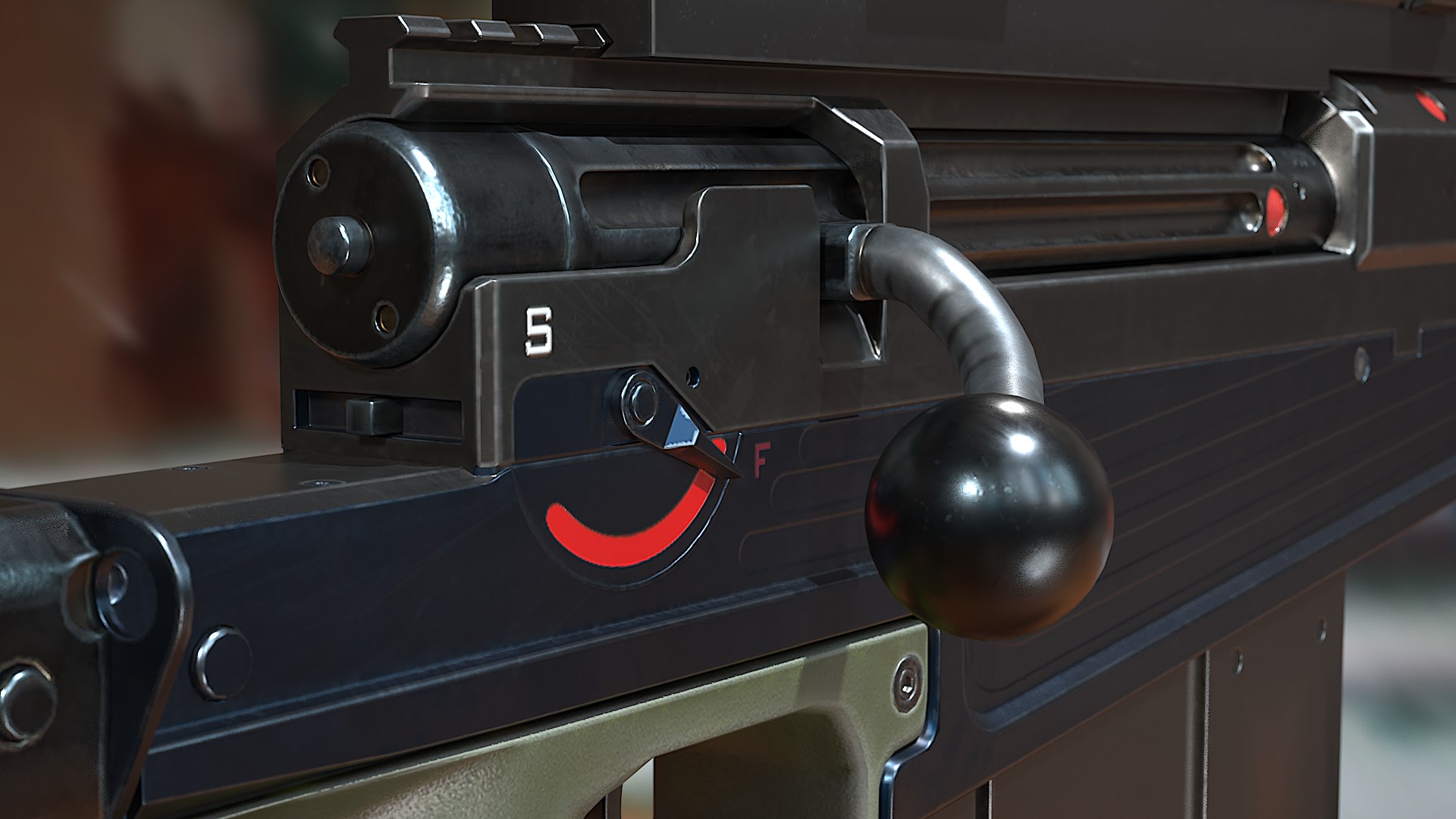 Accuracy International AW50Low Poly Model 3D - TurboSquid 2279721