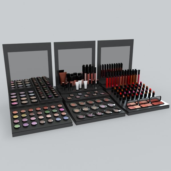 make-up testers 3d model