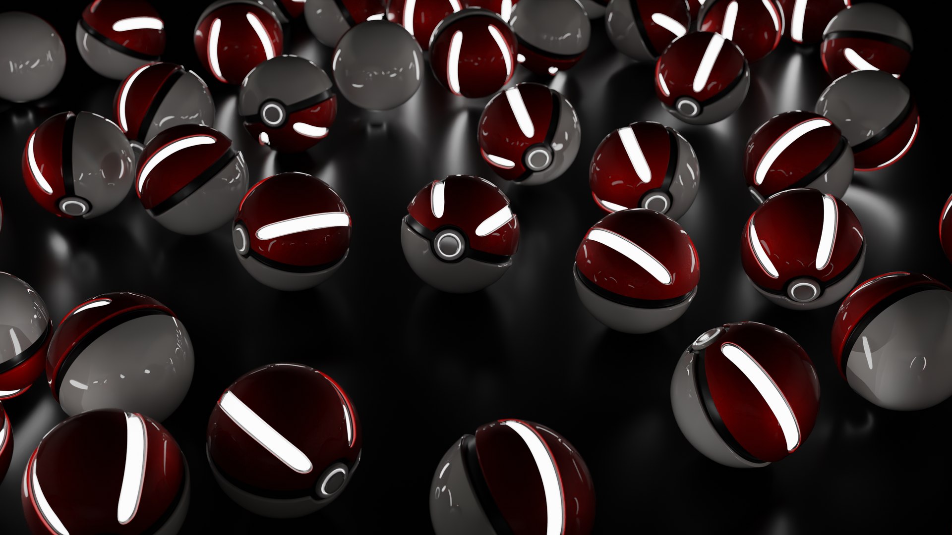 3D Pokemon Pokeball Open And Closed Model - TurboSquid 2353455