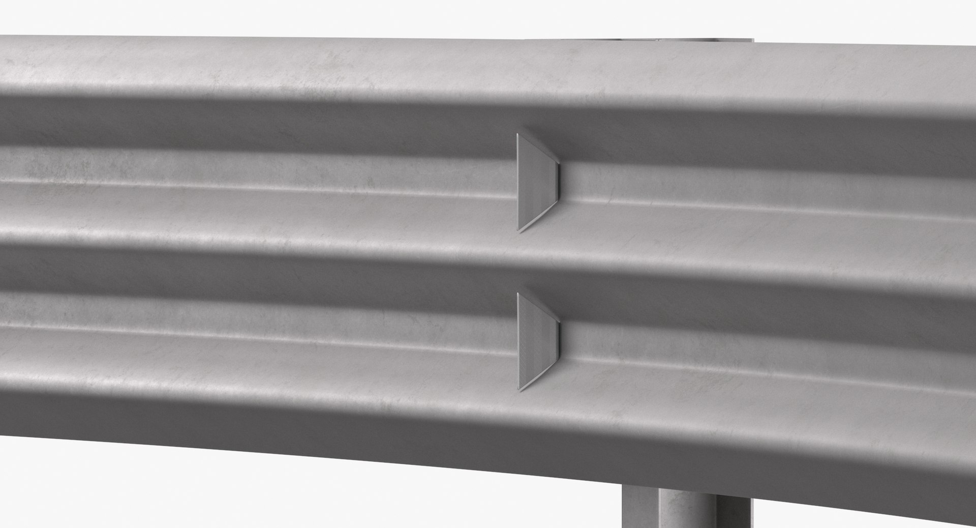 3D Guardrail Thrie Beam Curved L 5m Single - TurboSquid 1925513