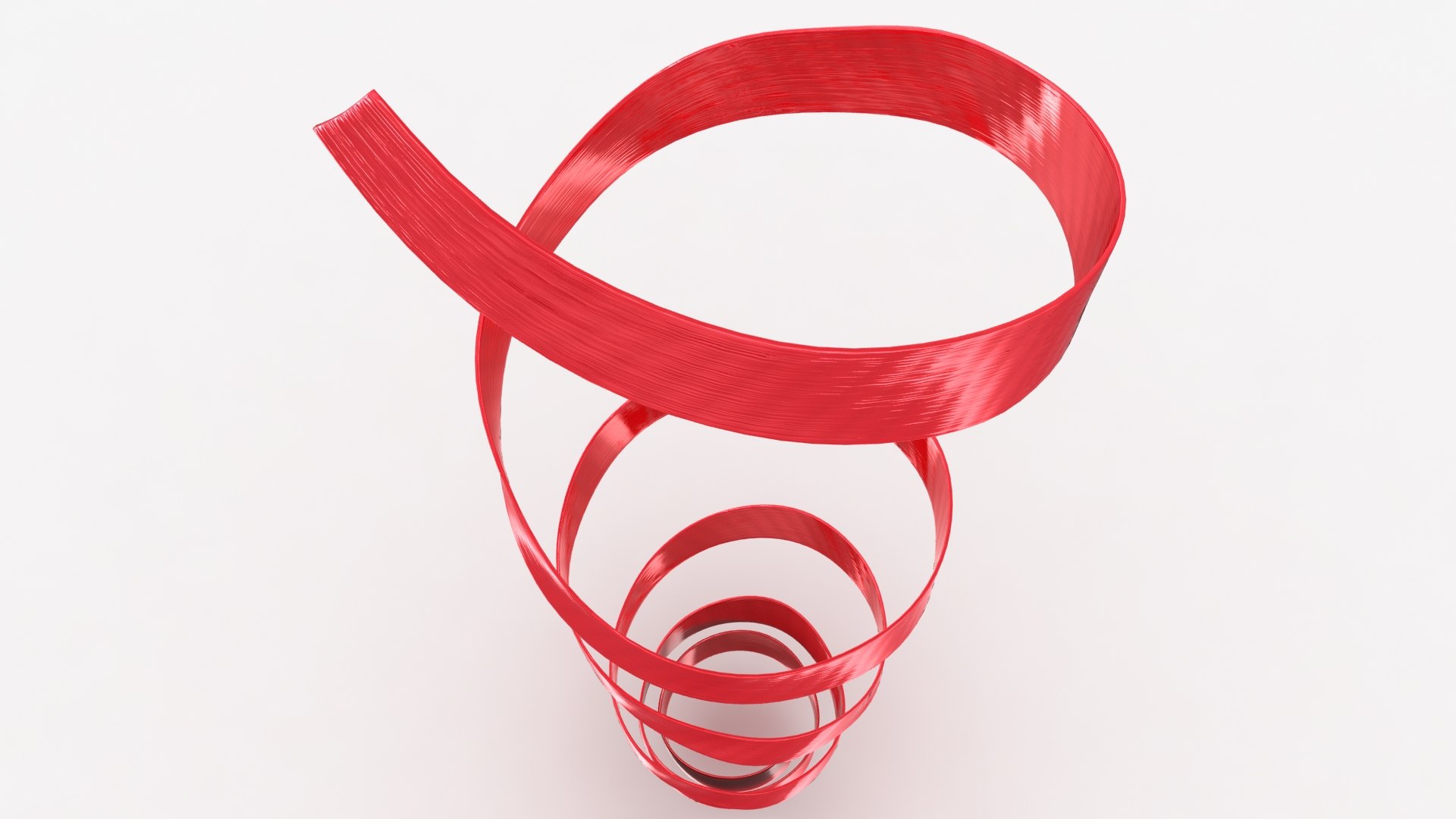 3D curly ribbon 05 - TurboSquid 1649251