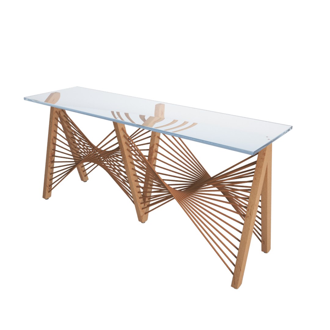 Vito Furniture Wooden Tables 3D Model - TurboSquid 1424398