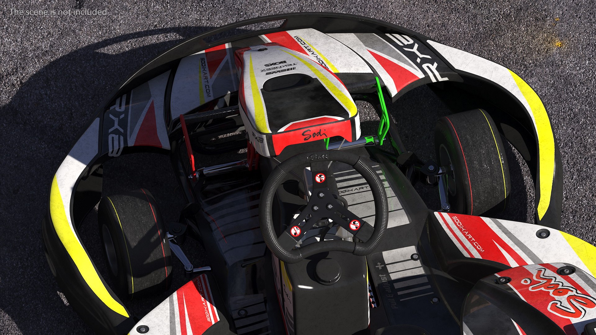 SODI RX8 Kart Used 3D Model - TurboSquid 1930137