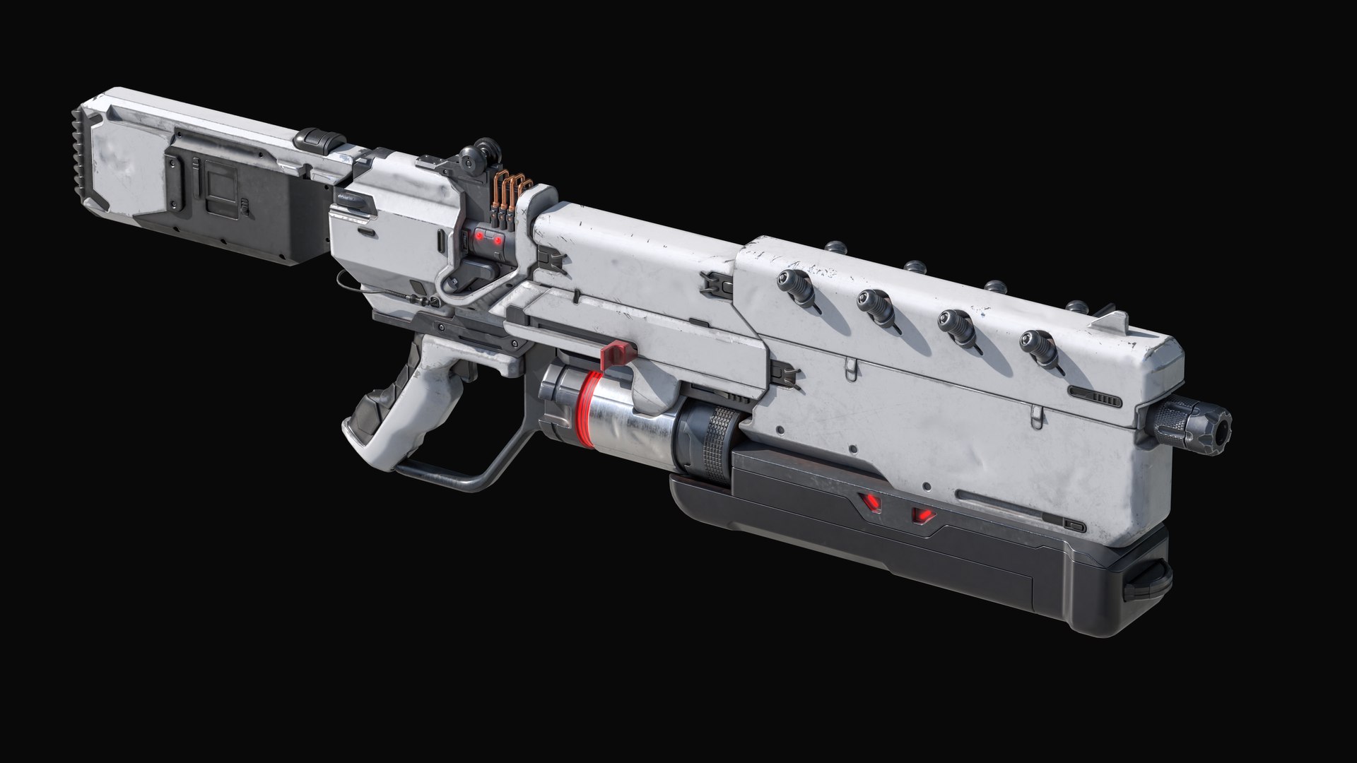 Sci-Fi Rifle 3D Model - TurboSquid 2286600