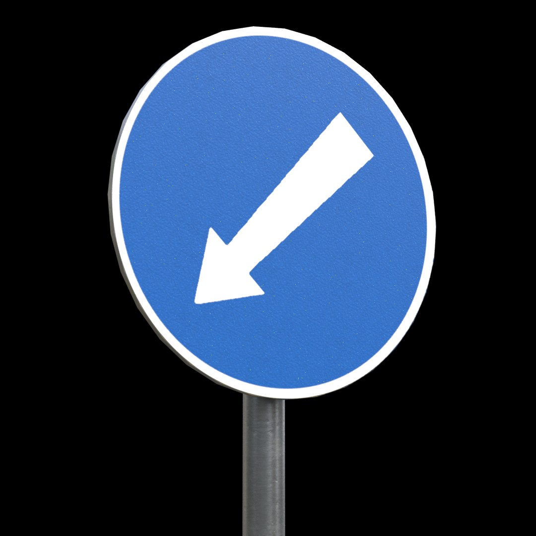 Compulsory Left 3D Model - TurboSquid 1490693