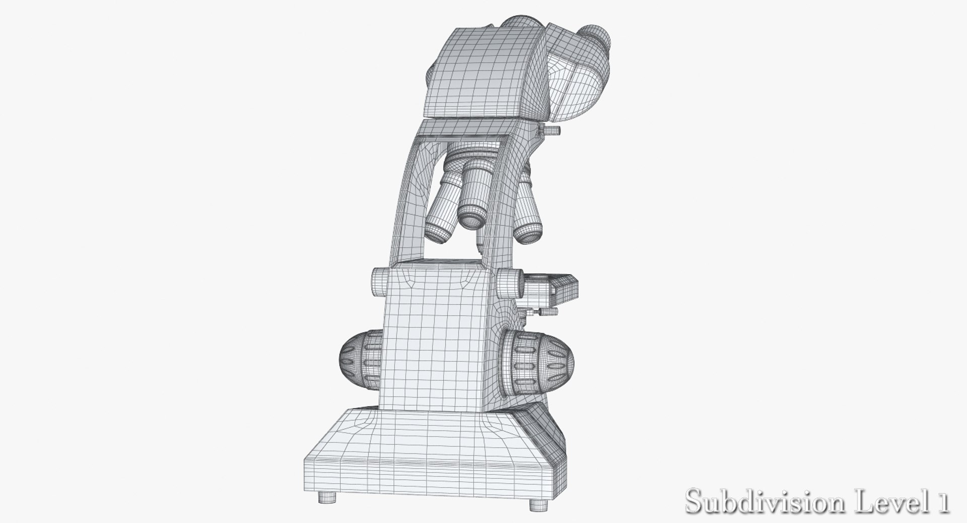 3d Model Microscope Micro