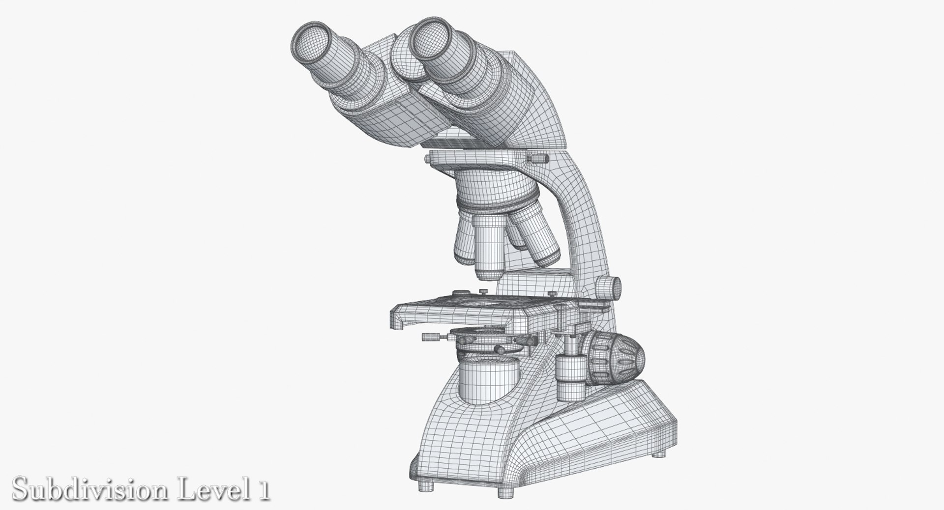 3d Model Microscope Micro