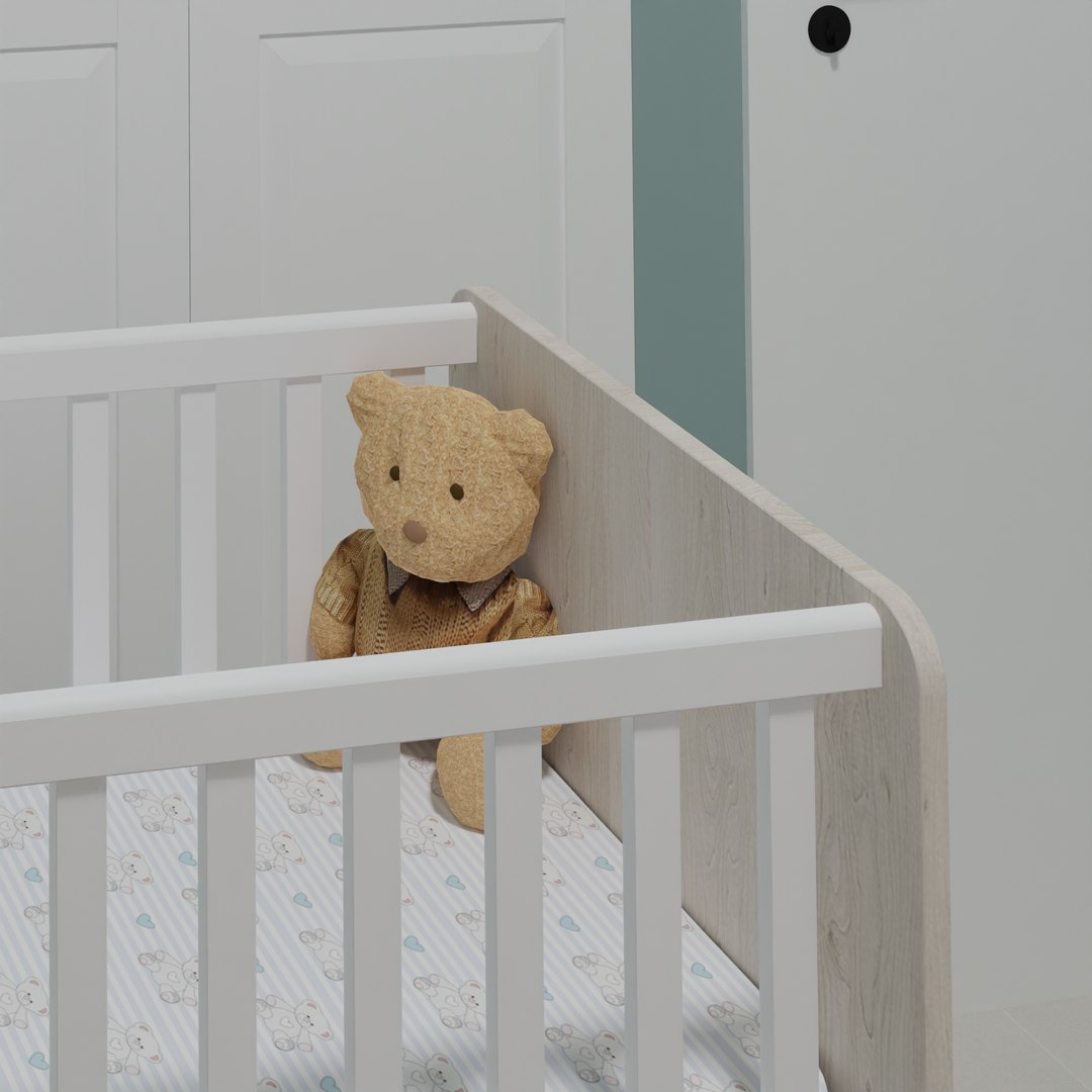 3D Cradle BOORI NEAT ROCKING - TurboSquid 2203405