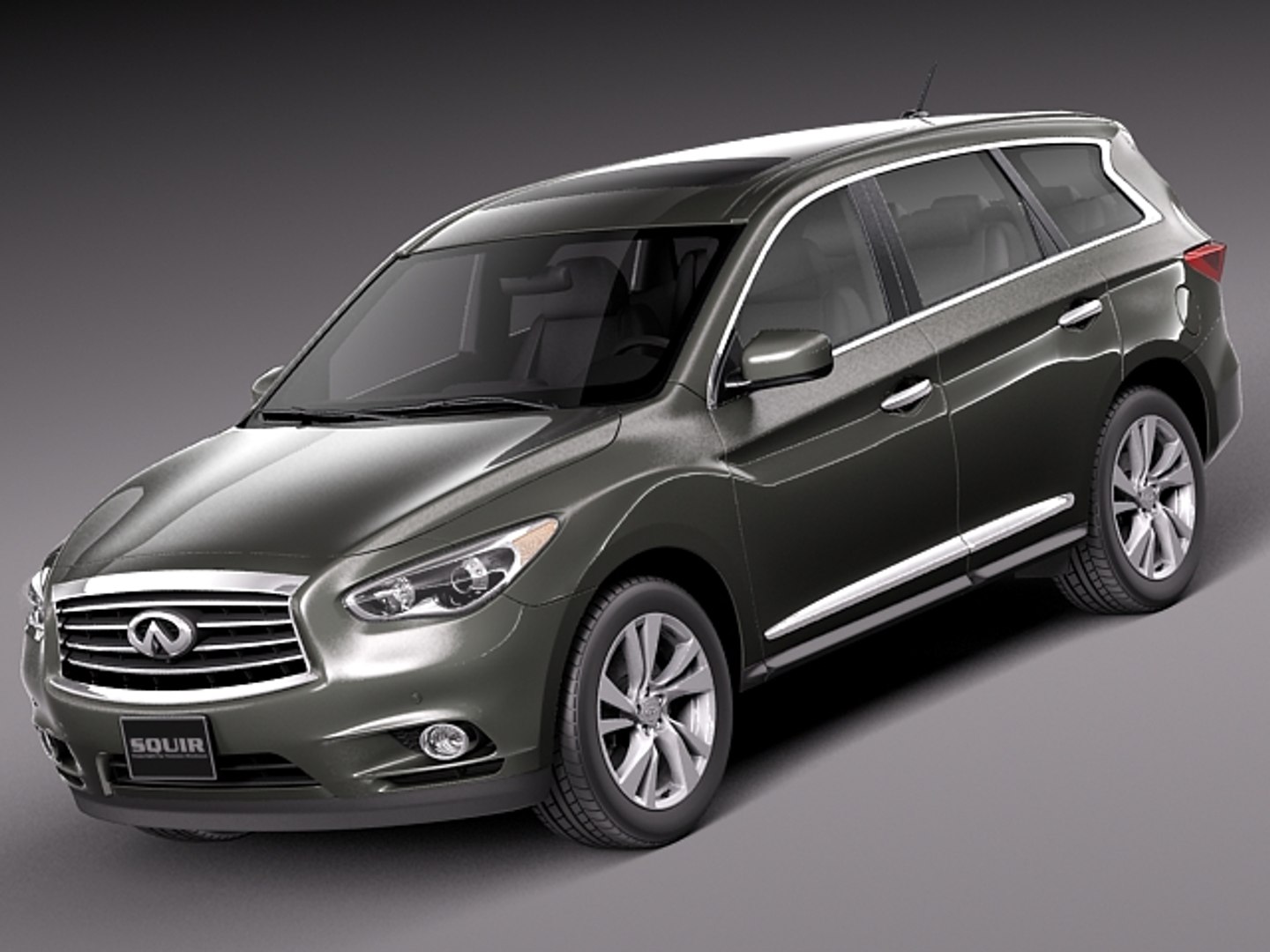 3d Model Infiniti Jx Suv 2013