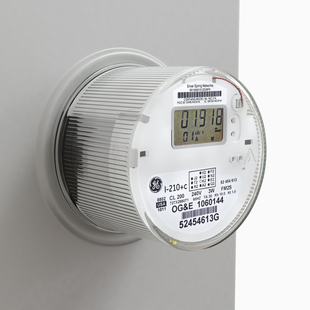 Meter Electric Model - TurboSquid 1541103
