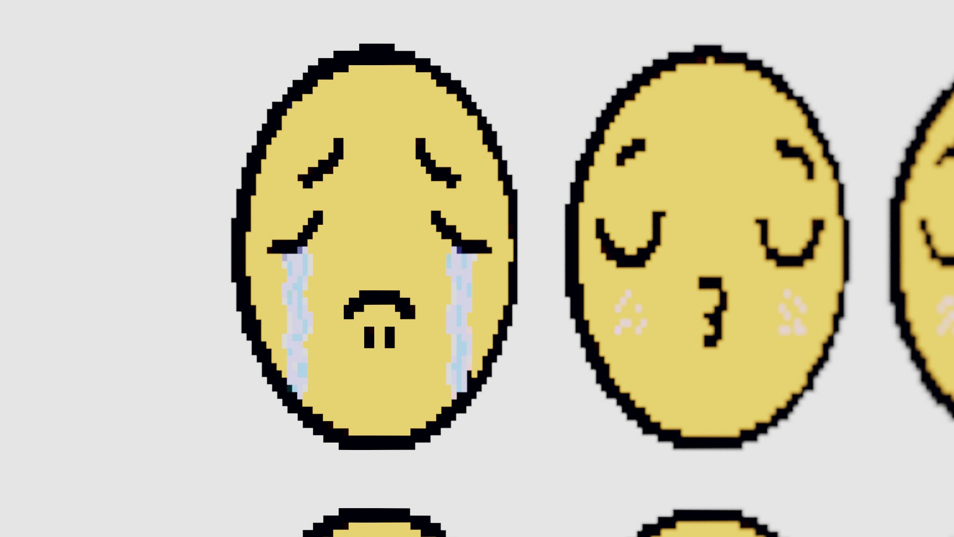 3D Model Pixel Emoji Pack - TurboSquid 1879960