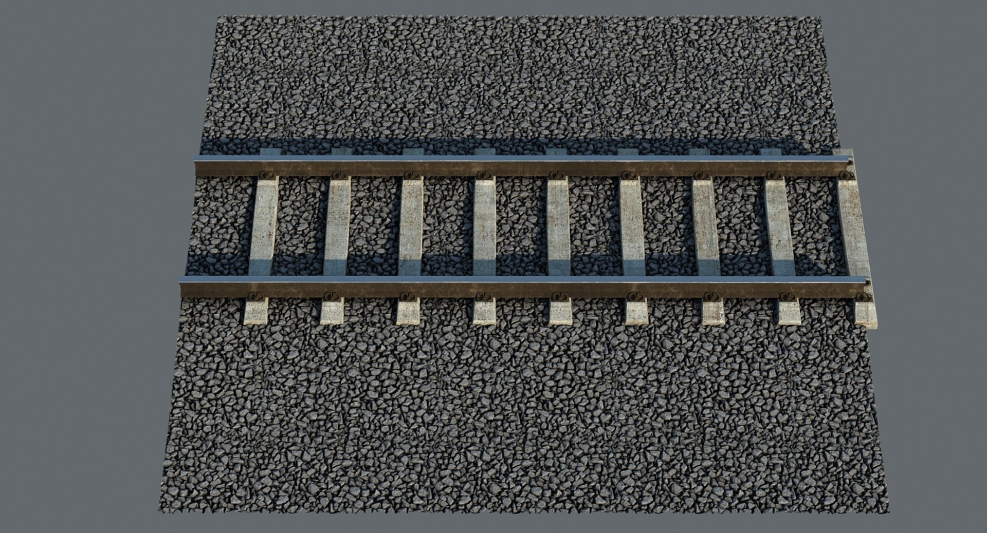 3d Railway Tracks