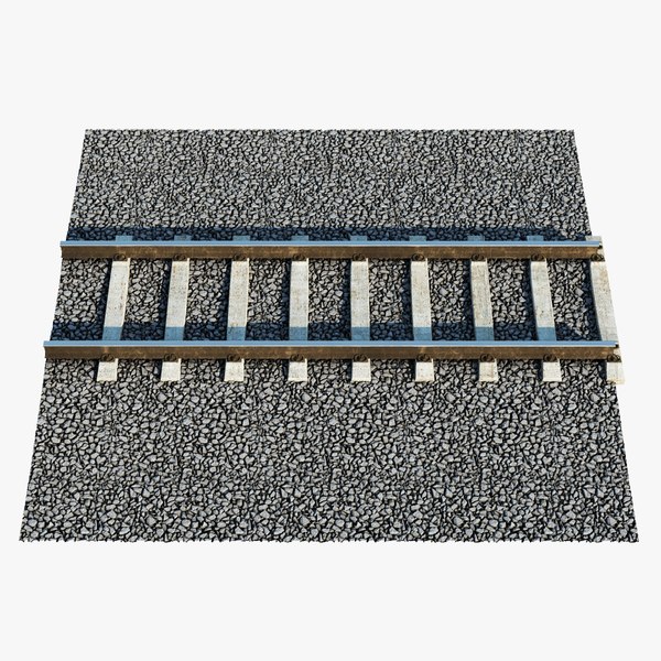 3d railway tracks