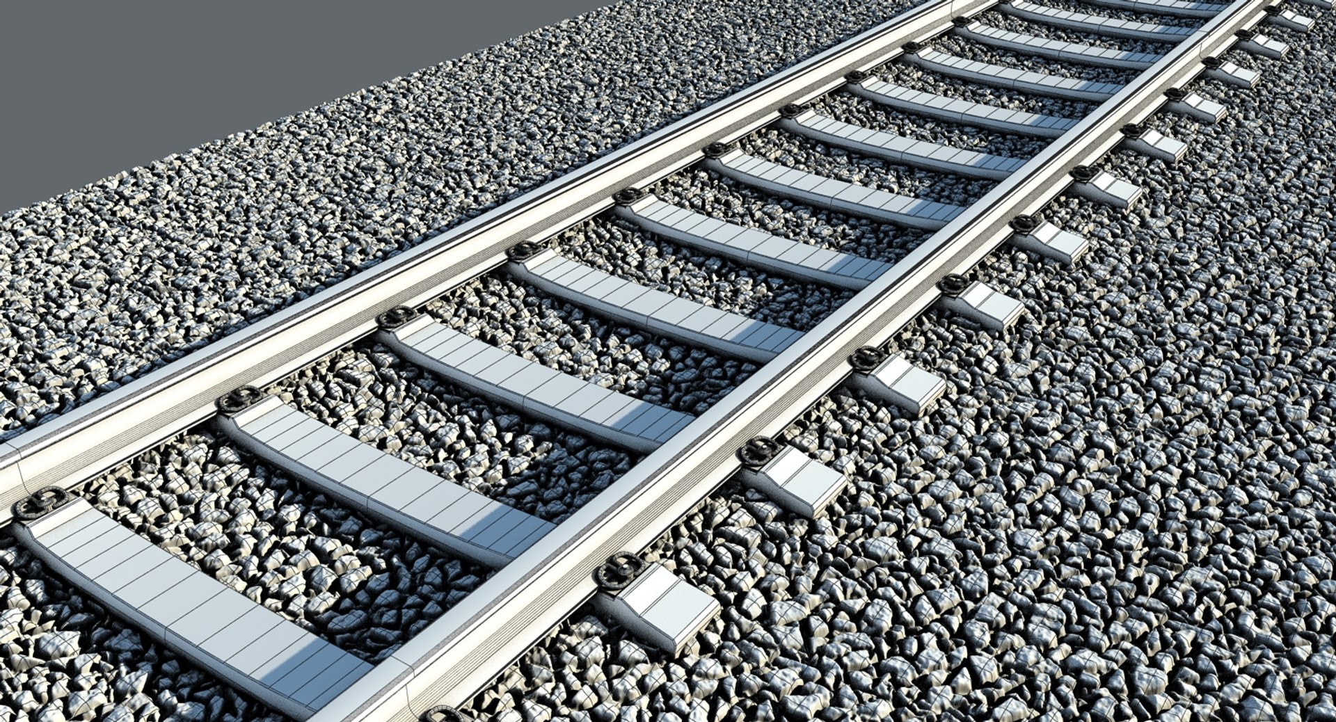 3d Railway Tracks