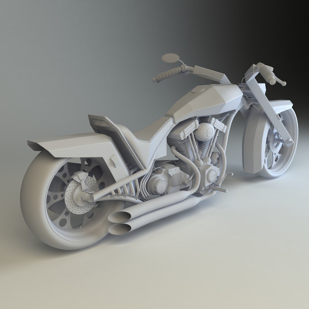 3d Custom Chopper