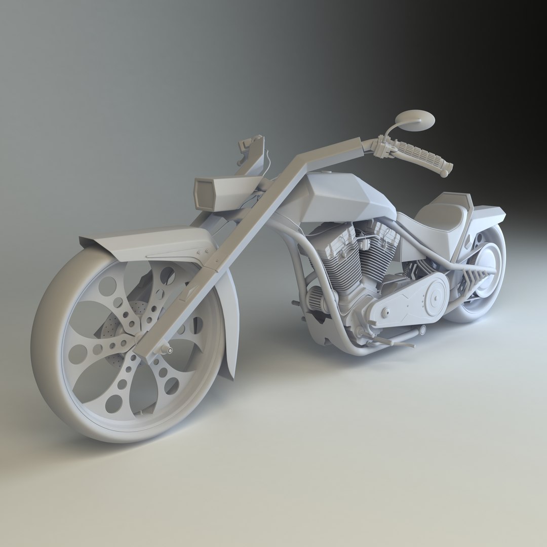 3d Custom Chopper