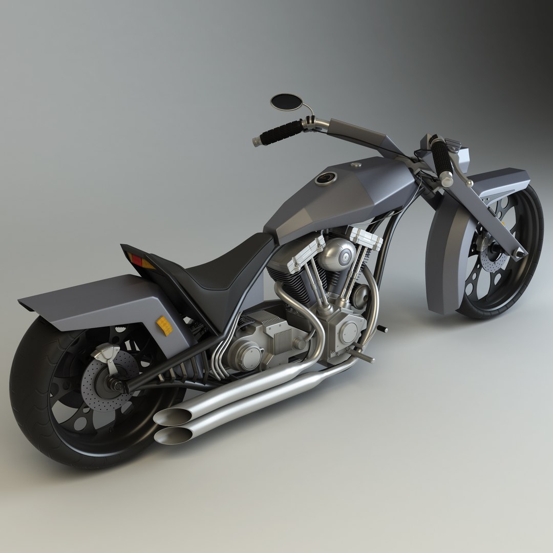 3d Custom Chopper